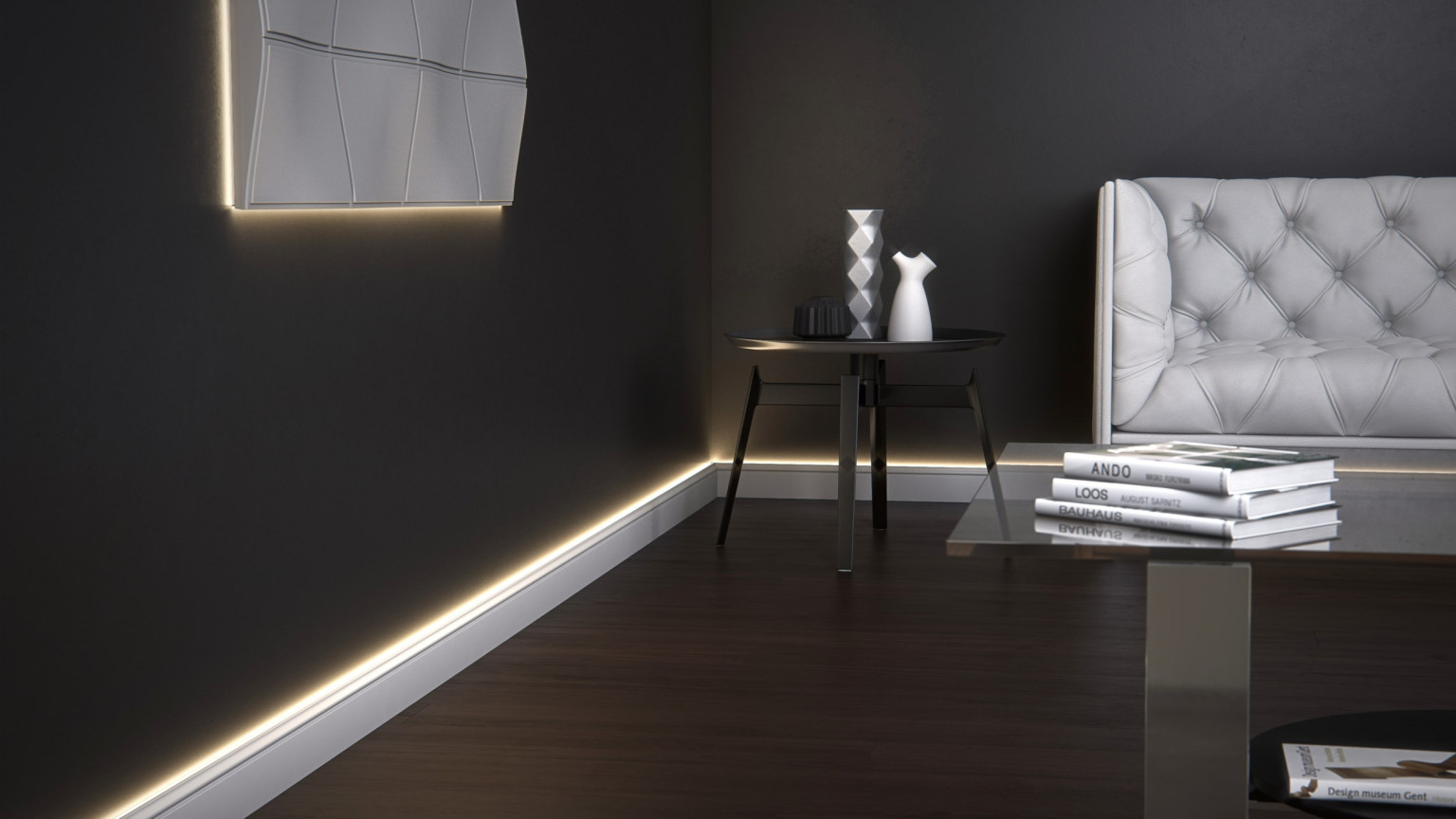 Indirekte Belysning eller listverk med skjult belysning fra Deco Systems