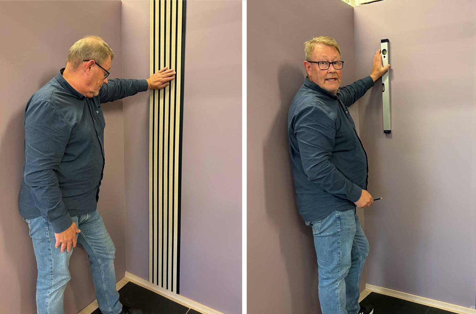 Spilevegg montering av spilepanel steg for steg