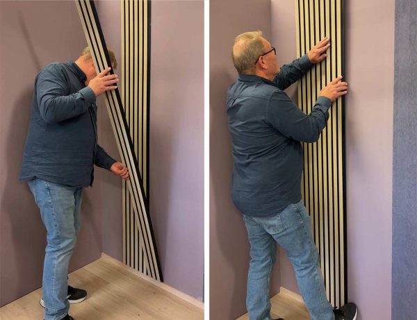 Spilevegg montering av spilepanel steg for steg